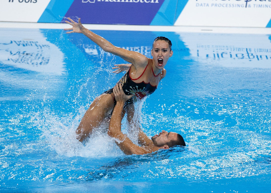 Berta Ferreras y Pau Ribes logran su segundo bronce en rutina libre ...