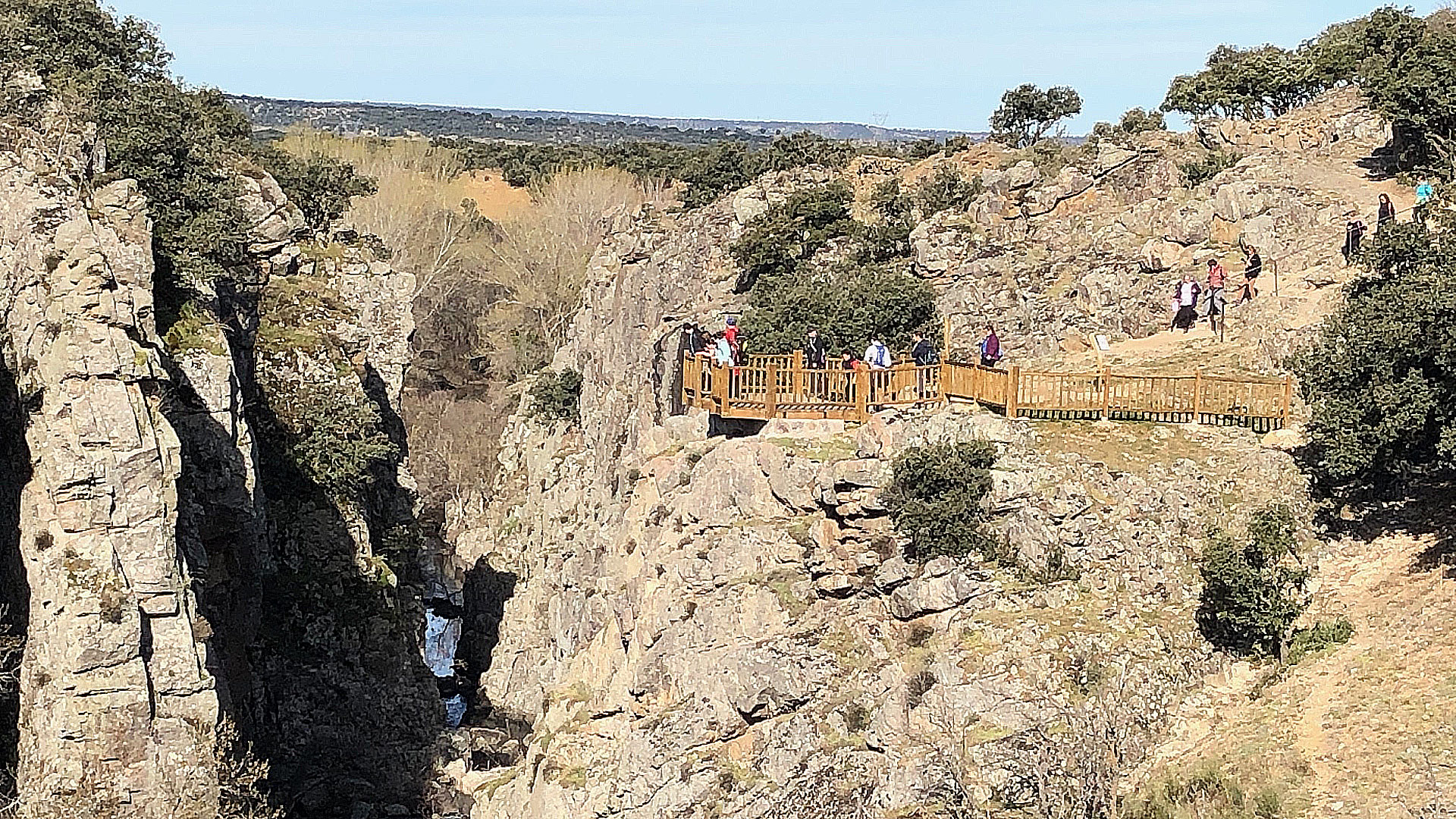 La Risca del río Moros impresiona