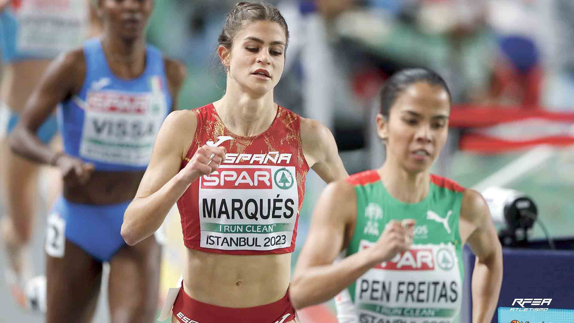 Águeda Marqués, séptima en la final del 1.500 en el Europeo de Estambul