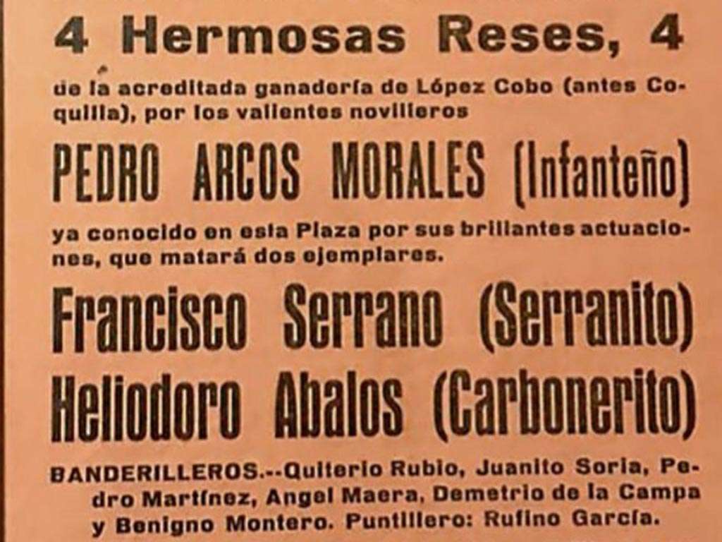 ‘Carbonerito’, el padre torero de Ábalos